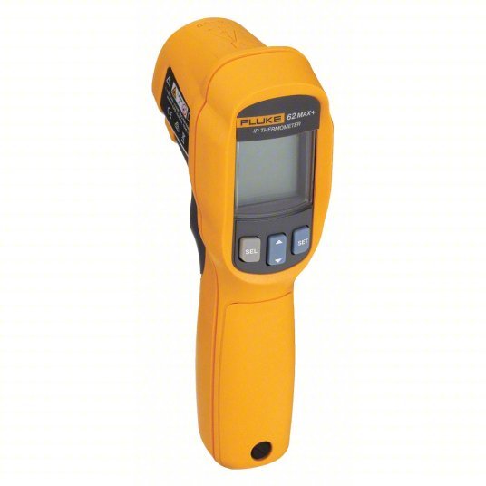 FLUKE-62 MAX + Infrared Thermometer, Avg/Difference/Max Temp/Min Temp ...