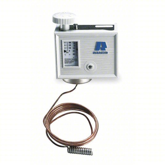 Ranco O10-1409 Temp Control, 0°F to 55°F, SPST, Closes on Rise, 72 in ...