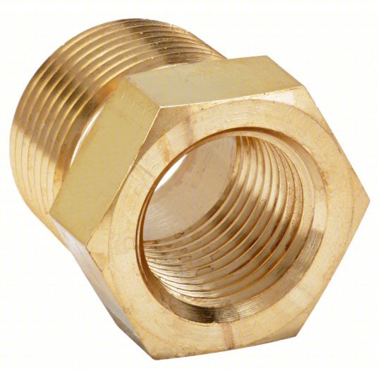 Parker 12-8 RB-B Reducing Bushing Brass, 3/4 in x 1/2 in Fitting Pipe ...