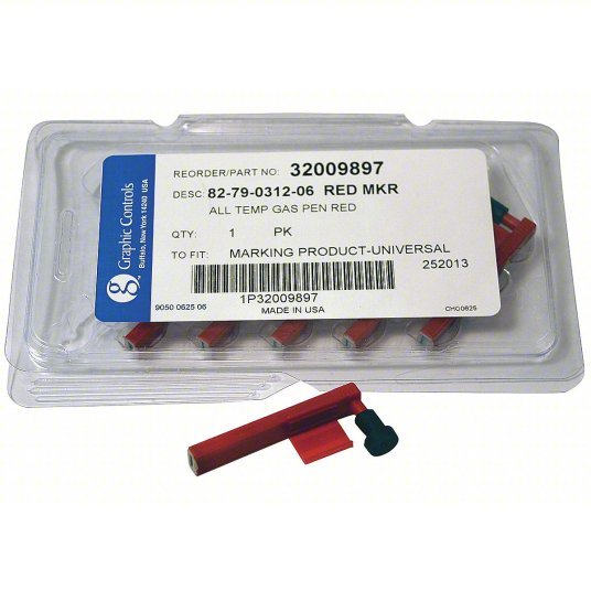Graphic Controls 82-79-0312-06 - RED DIFFERENTIAL PENS, Chart Recorder ...