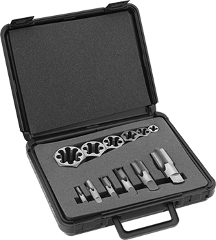 McMaster 2549A78 12-Piece Tap and Die Kit High-Speed Steel Tap and Car ...