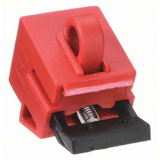 Brady 65965 Single Pole Breaker Lockout Clamp-On, For 120/277V AC Volt ...