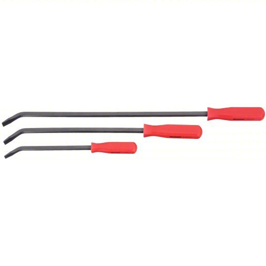 KVM Tools KV2AJL2 Pry Bar Set Chisel End, 12 in_18 in_24 in Overall Lg ...