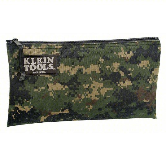Klein 5139C Tool Bag Camouflage, 12 1/2 in Overall Wd, 1/2 in Overall ...