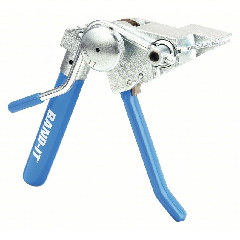 Band-It C07569 Band Clamp Tool 0.1875 in Min. Strapping Wd, 0.75 in Ma ...