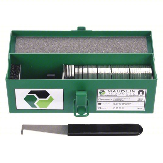 Maudlin MSC4-CK Slotted Shim Assortment Inch, Tabbed, Stainless Steel ...