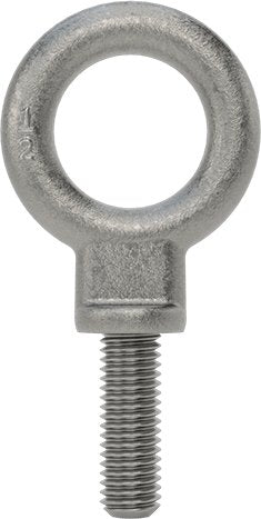 McMaster 3014T259 Steel Eyebolt with Shoulder 1/2"-20 Thread Size, 1-1 ...