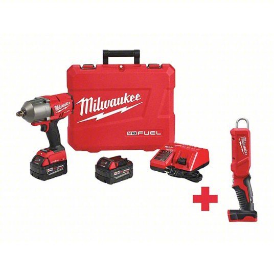 Milwaukee 2863-22, 2352-20 Impact Wrench 1/2 in Square Drive Size, 1,0 ...