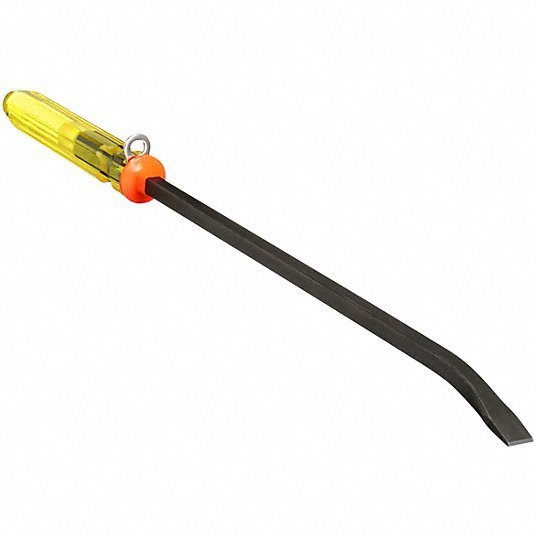 Proto J2146-TT Tethered Pry Bar Chisel End, 28 in Overall Lg, 1 1/4 in ...