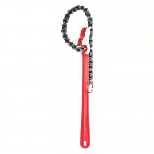 Ridgid C-12 Chain Wrench For 4 in Outside Dia, 15 3/4 in Chain Lg, 12 ...