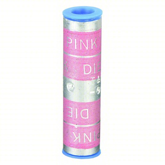 Thomas & Betts 60516 Long-Barrel Splice, Pink Color, 2 AWG Max Wire Si ...