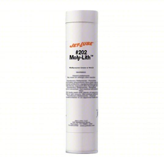 Jet-Lube 33050 Multipurpose Grease #202 Moly-Lith, 14 oz, Cartridge, N ...