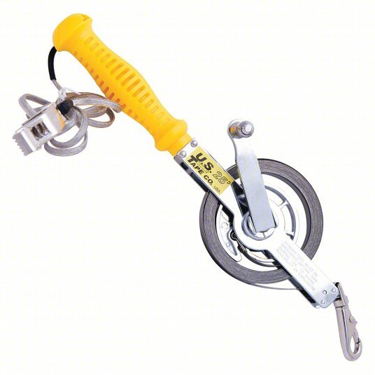 McMaster 1957A31 Liquid-Level Tape Measure for Liquid in Tank 25 Feet ...