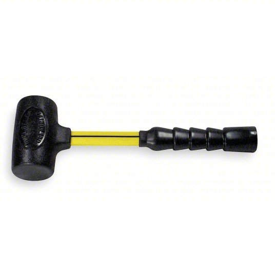 Nupla 6894103 Dead Blow Hammer Fiberglass Handle, 3 lb Head Wt, 2 1/2 ...