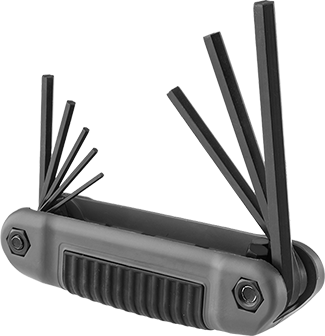 McMaster 5215A23 Ultra-Grip Fold-Up Key Set 8 Metric Hex Sizes — KVM ...