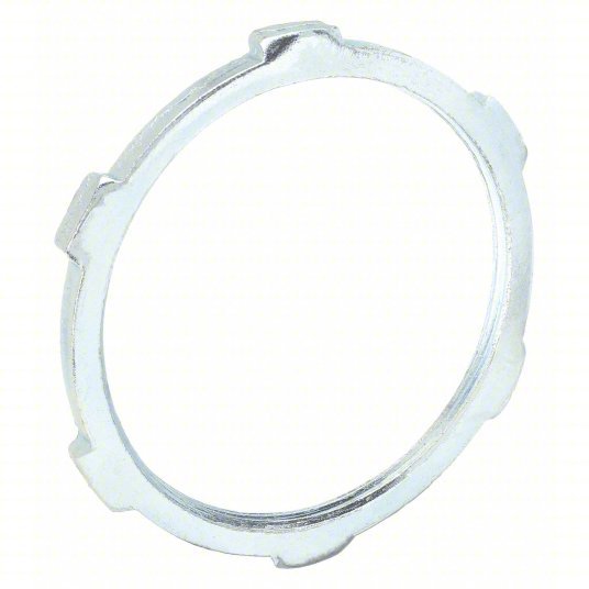 Raco 1006 LockNut for Threaded RMC/IMC 1 1/2 in Trade Size, Steel, Zin ...