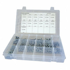KVM Tools CPS1YY41GR Self-Drilling Screw Assortment Flat/Pan, Zinc-Pla ...