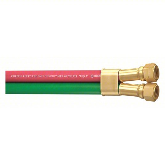 Continental 20027153 Twin Line Welding Hose 1/4 in Hose Inside Dia., G ...
