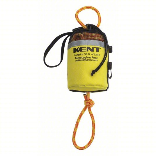 Kent Safety 152800-300-050-13 Rescue Throw Bag 50 ft Rope Lg, 5 in Ove ...