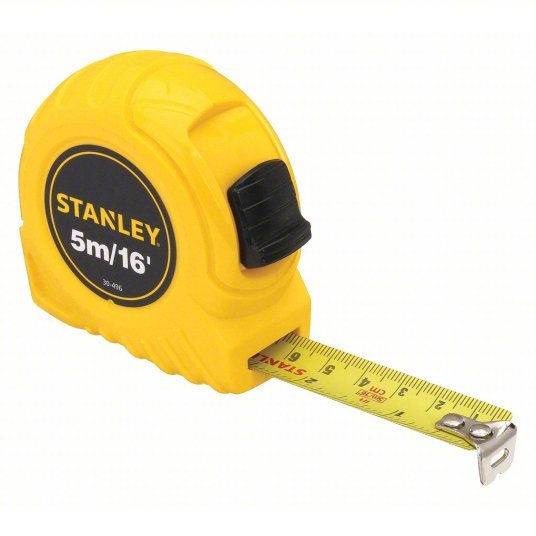Stanley 30-496 Tape Measure Inch/Metric, Nonmagnetic Single Hook Tip ...