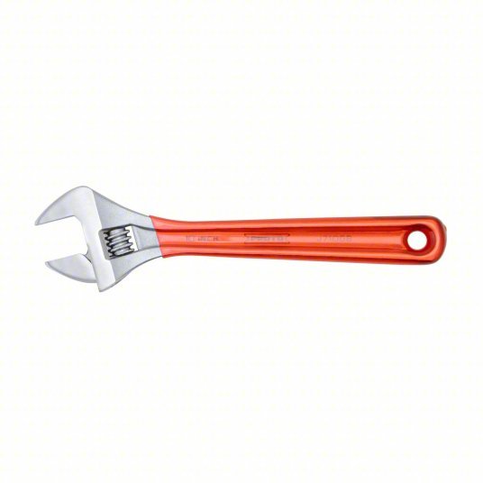 Proto J710GB Adjustable Wrench Alloy Steel, Chrome, 10 1/8 in Overall ...