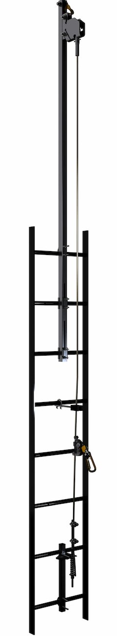 3M DBI-SALA Lad-Saf 6116636 Cable Vertical Safety System Climb Extensi ...
