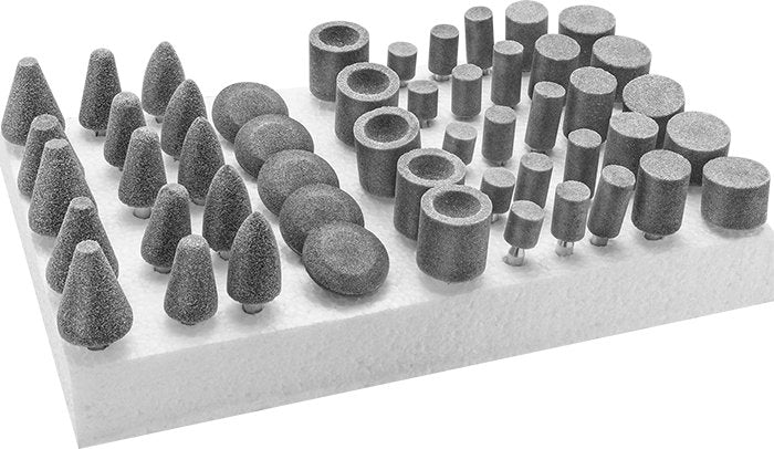 McMaster 8718A12 Grinding Bit Set for Metals 1/4" Shank Diameter, 50 P ...