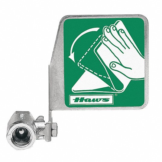 Haws SP229 Ball Valve, Compatible with Haws, Chrome Plated Brass/Stain ...