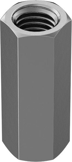 McMaster 90264A525 Zinc-Plated Steel Coupling Nut Low-Strength, 5/8"-1 ...