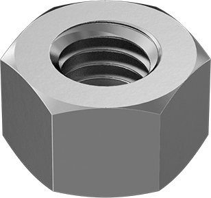 McMaster 95462A538 Medium-Strength Steel Hex Nut Grade 5, Zinc-Plated ...