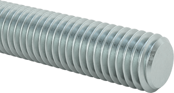 McMaster 99067A251 Medium-Strength Threaded Rod Class 8.8 Zinc-Plated ...