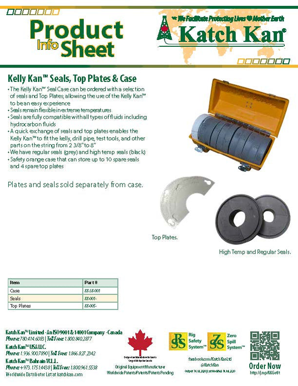 Katch Kan KK001-3 Kelly Kan Seal 4 in — KVM Tools Inc.