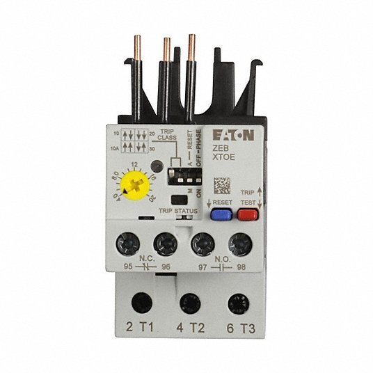 Eaton XTOE020CCS Overload Relay Electronic Protection, 3 Poles, 1NO/1N ...