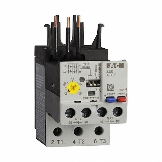 Eaton XTOE020CCS Overload Relay Electronic Protection, 3 Poles, 1NO/1N ...