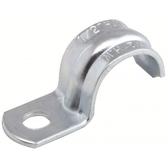 Raco 1332 Conduit & Pipe Strap Clamp, One-Hole 1/2 in Trade Size, Stee ...