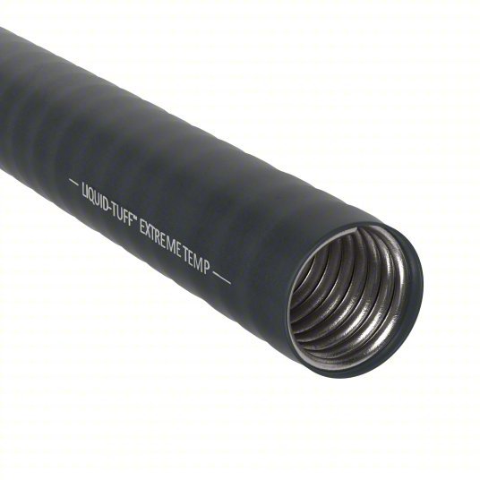 AFC 6802-22-00 Liquid-Tight Flex Metal Conduit 1/2 in Trade Size, Blac ...