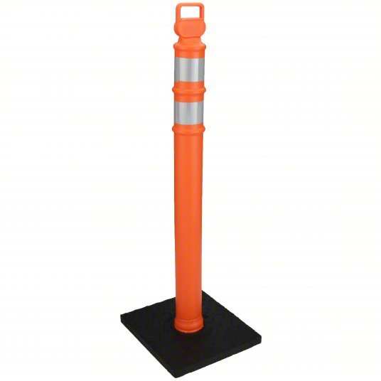 Cortina KVM Tools 03-747RBCG Delineator Post Portable, Orange, 45 in O ...