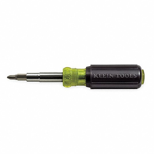 Klein 32500 Multi-Bit Screwdriver / Nut Driver, 11-in-1, Ph, Sl, Sq ...