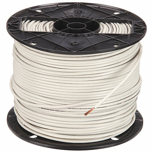 Southwire 22965801 Building Wire, THHN, 12 AWG, 500 ft, White, Nylon ...