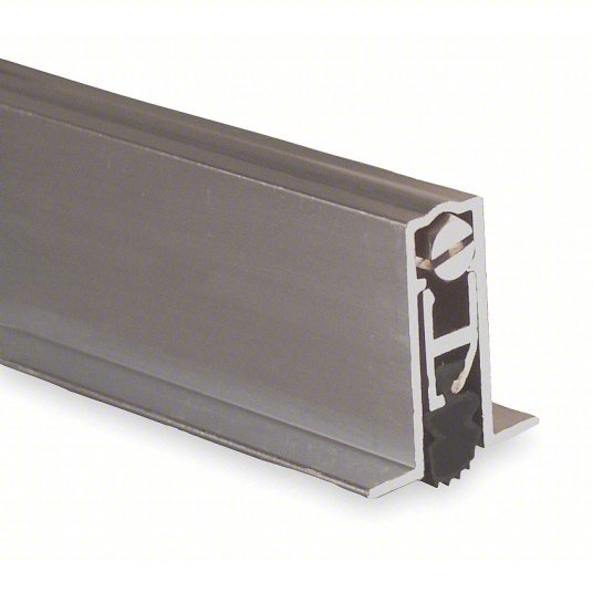 Pemko 411APKL36 Automatic Door Bottom 3/8 in Insert Size, 1 3/8 in Fla ...