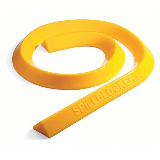 PIG PLR204-YW SpillBlocker Barrier Dike, Yellow, 4 In — KVM Tools Inc.