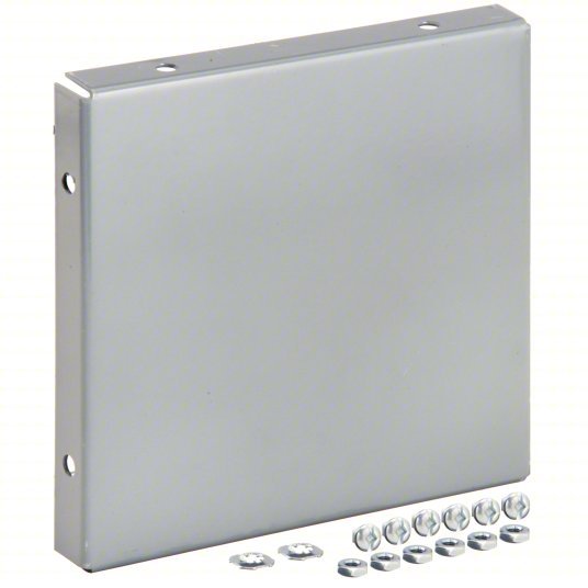 Square D LDB6CP Wireway Closure Plate: 16 ga Gauge, 1, Steel, Powder C ...