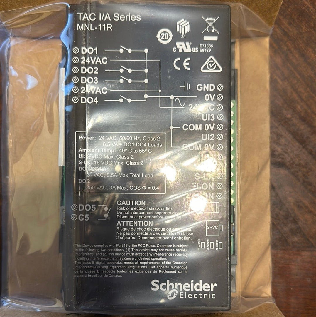 Schneider Electric MNL-11RF3 TAC I/A Series Controller