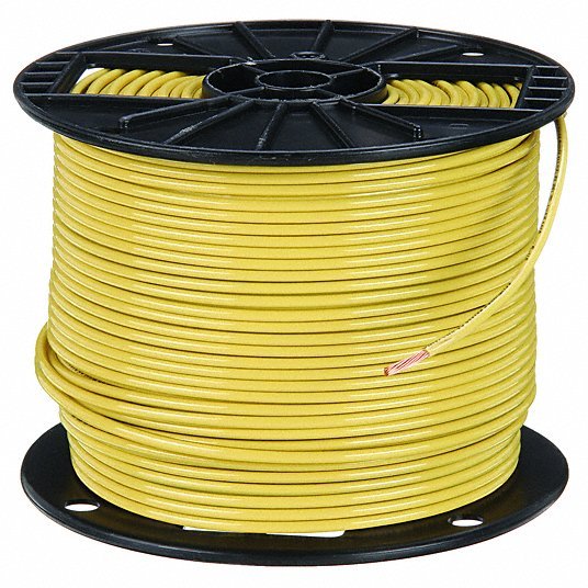 Southwire 22969001 Building Wire, THHN, 12 AWG, 500 ft, Yellow, Nylon ...