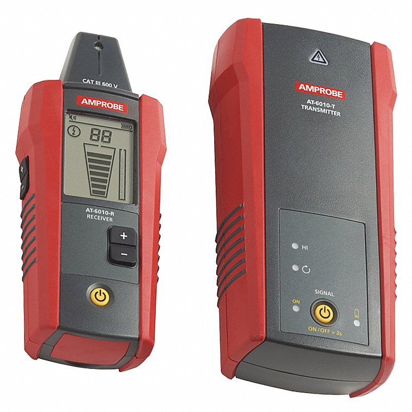 Amprobe AT-6010 Wire Tracer 0 to 600V AC/DC, Carrying Case/Leads, AT ...