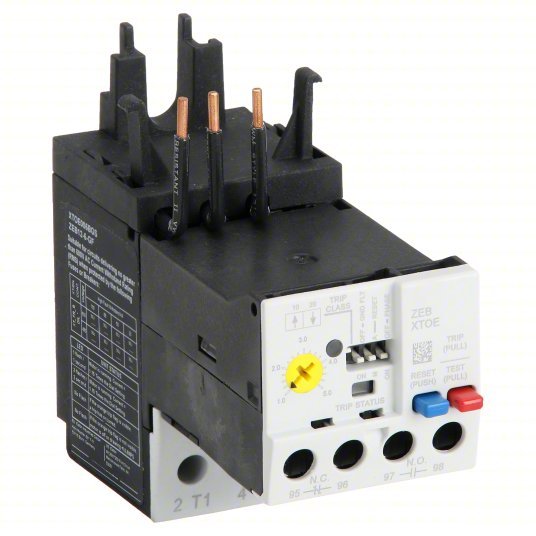 Eaton XTOE005BGS Overload Relay Electronic Protection, 3 Poles, 1 A-5 A ...