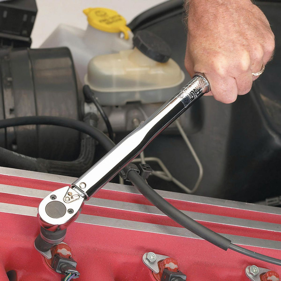 Pittsburgh Pro 63880 3/8 in. Drive 5-80 ft. lb. Click Torque Wrench ...