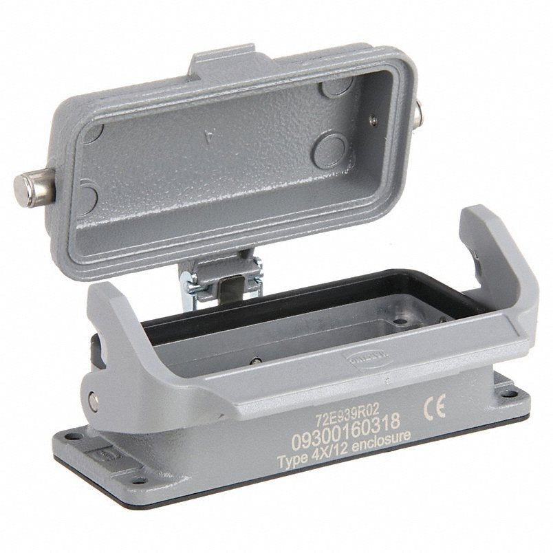 Harting 09300160318 Rectangular Connector Housing Size 16 B, Bulkhead ...