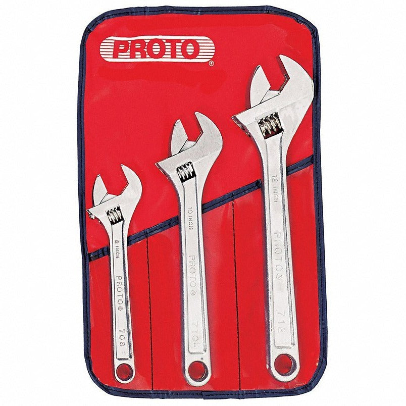 Proto J795A Adjustable Wrench, Alloy Steel, Plain — KVM Tools Inc.