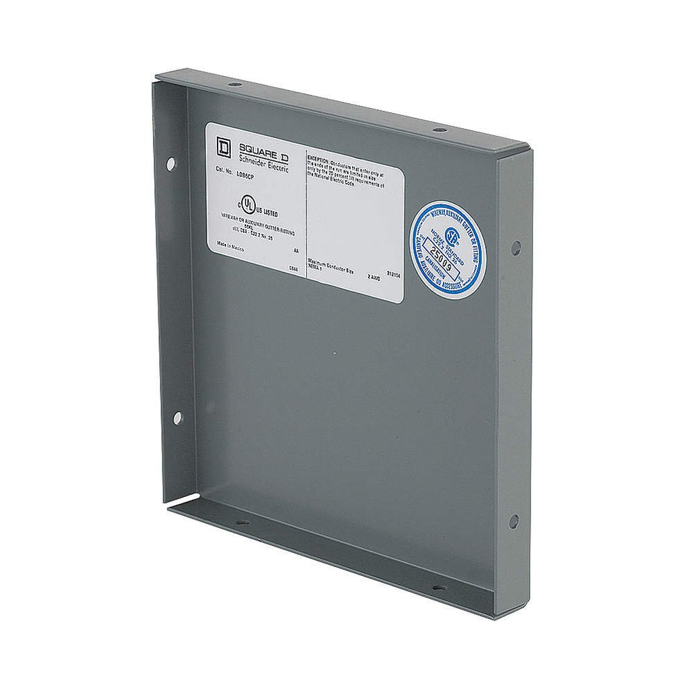 Square D LDB6CP Wireway Closure Plate: 16 ga Gauge, 1, Steel, Powder C ...